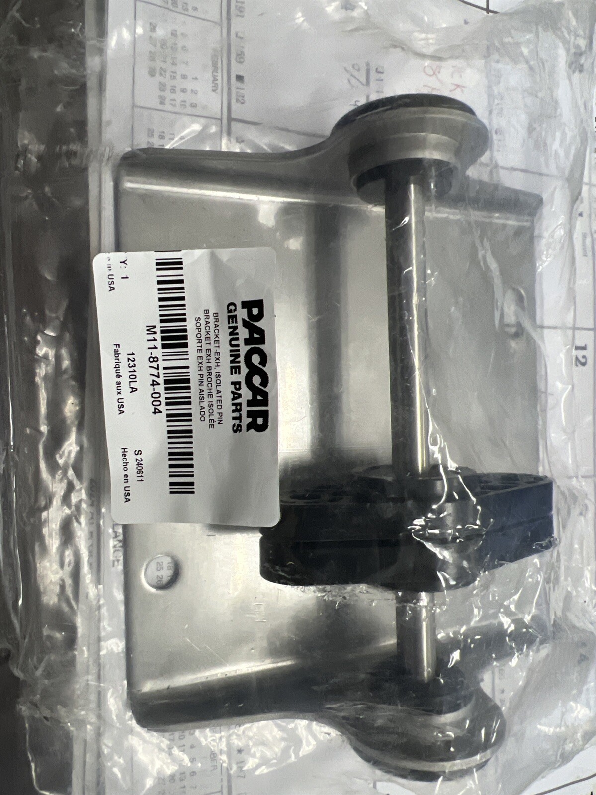 Paccar Isolated Pin Exhaust Bracket M11-8774-004 Genuine OEM ...