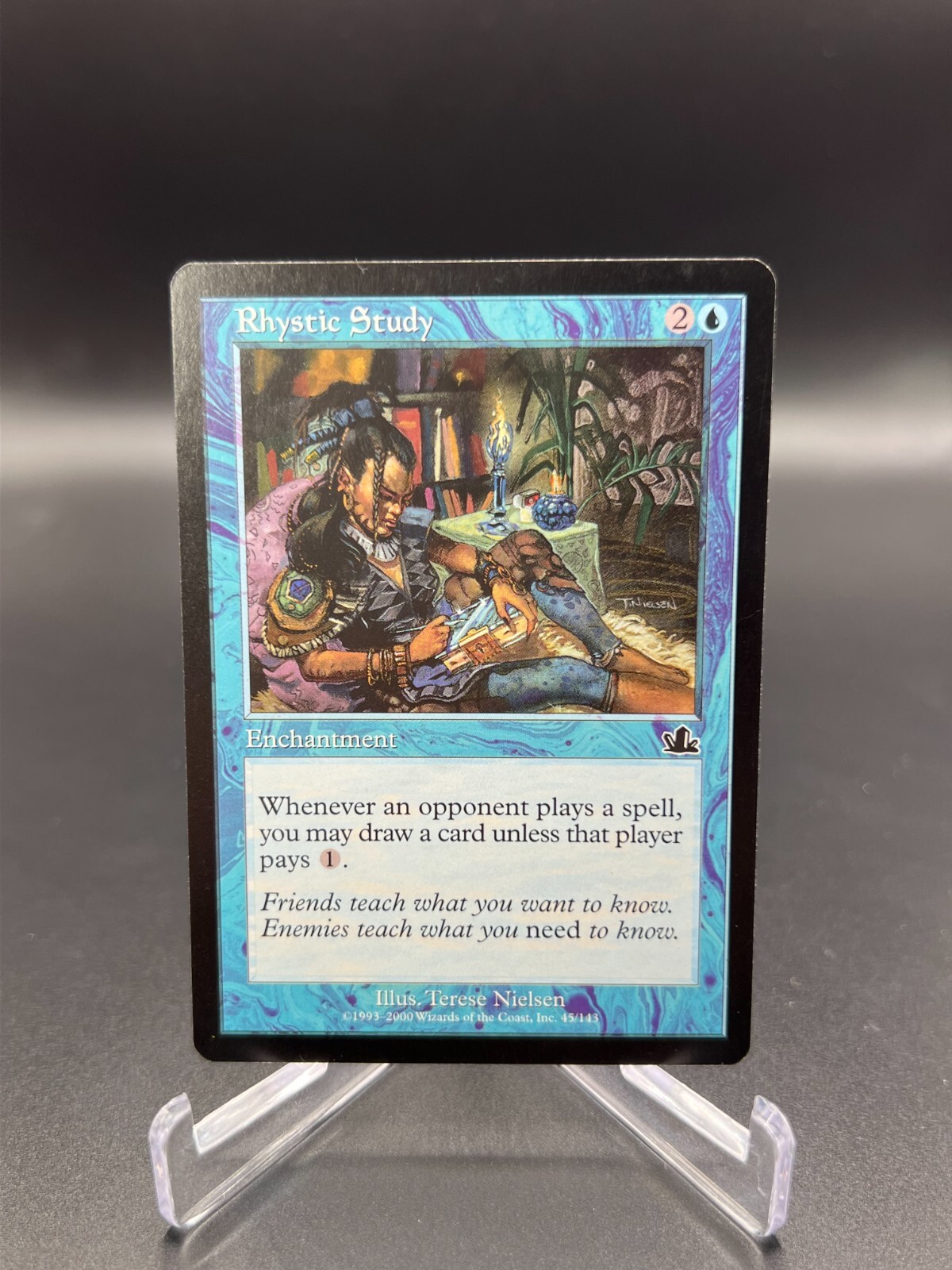 MTG Rhystic Study Prophecy Magic the Gathering LP | eBay
