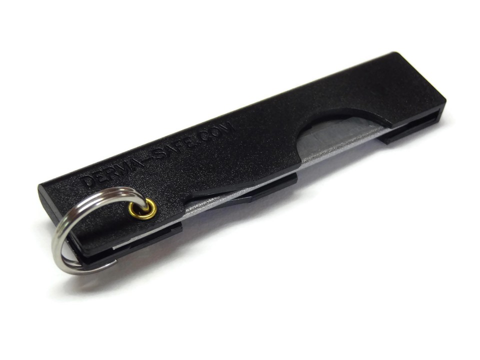 Derma-Safe 3 Pack with Cable Ring, EDC Razor Knife SERE Survival Kit ...