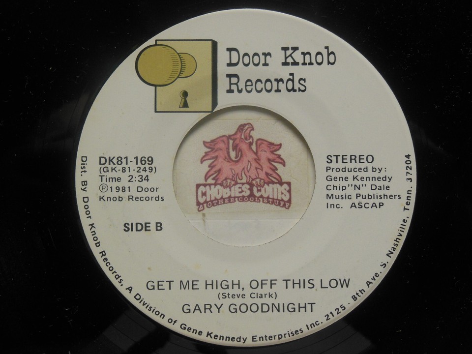 Gary Goodnight - Lady, Lay Down / Get Me High, Off This Low, 45 RPM VG+ ...