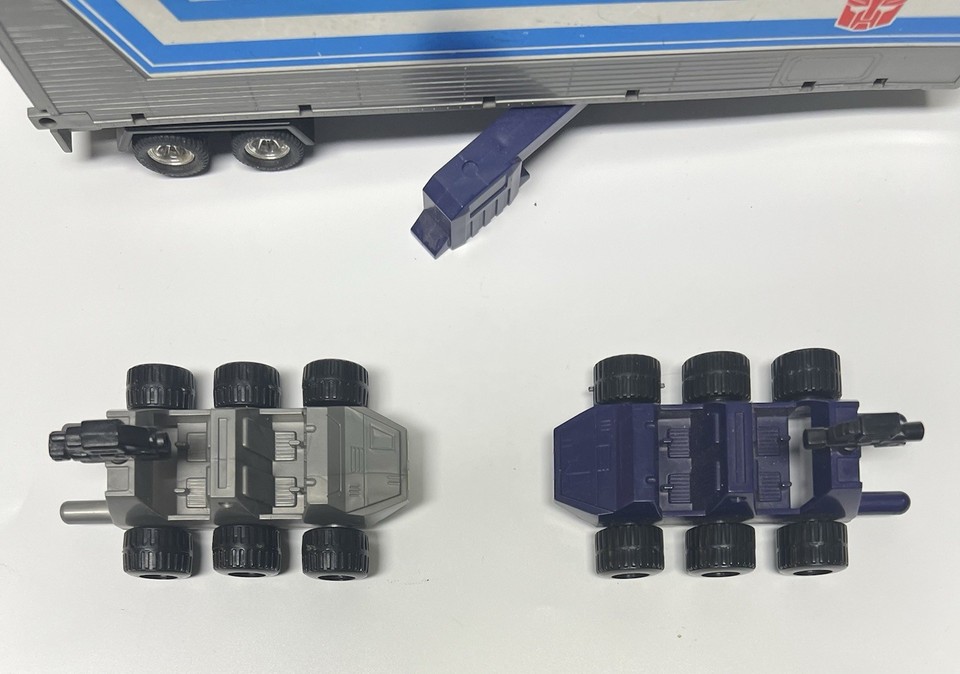 Transformers G1 OPTIMUS PRIME Combat TRAILER Vintage 1982 W/ 2 Roller ...