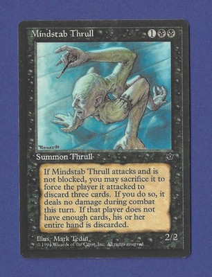 1994 Magic the Gathering - Mindstab Thrull (Crawling) - Fallen Empires ...