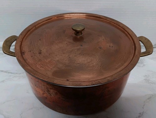 Culinox Spring Copper & Stainless Steel 9 Inch Pan Switzerland Handles ...