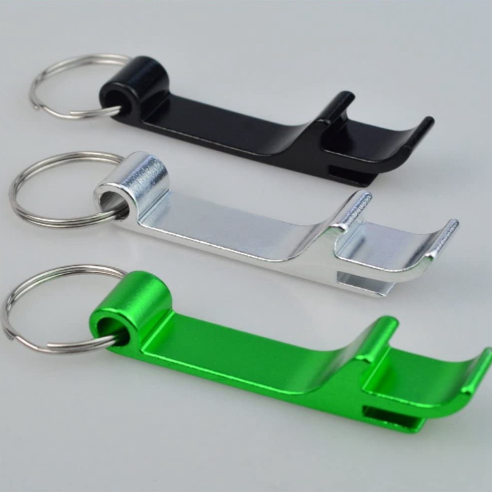 200Pcs 8 Color Metal Bottle Opener, Split Key Chain Keychain Bulk ...