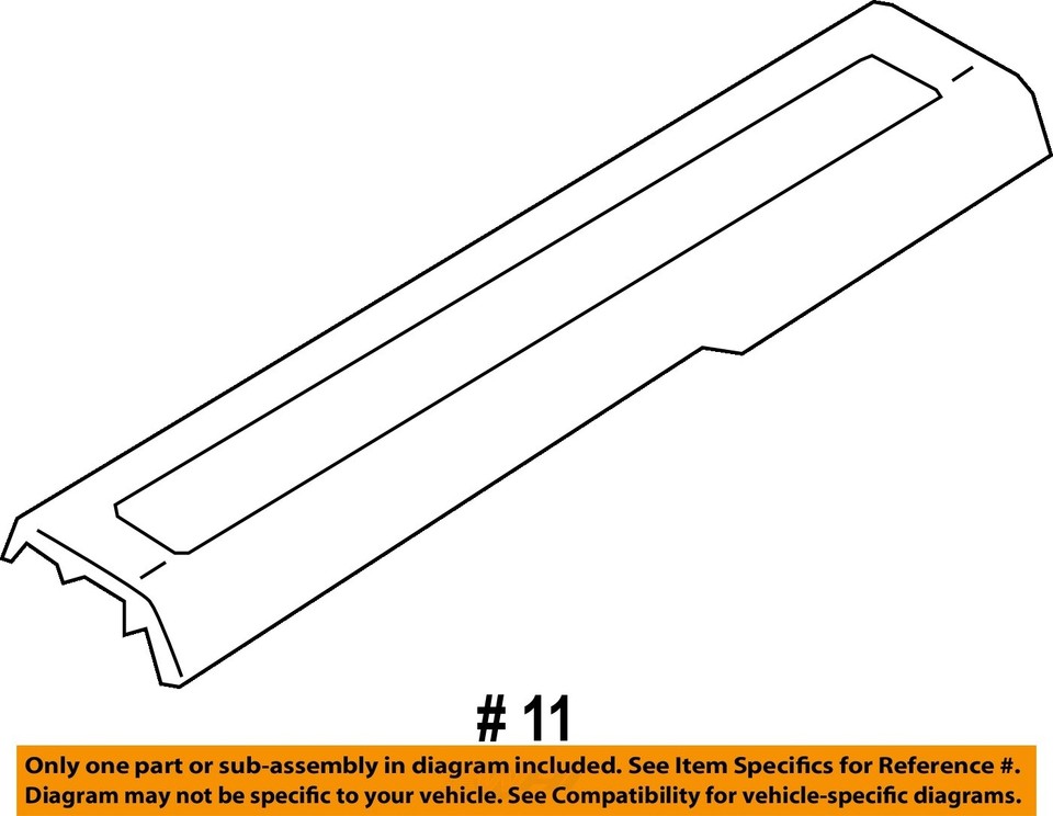 FORD OEM 10-12 Flex Interior Trim-Scuff Plate 8A8Z7413209BC | eBay