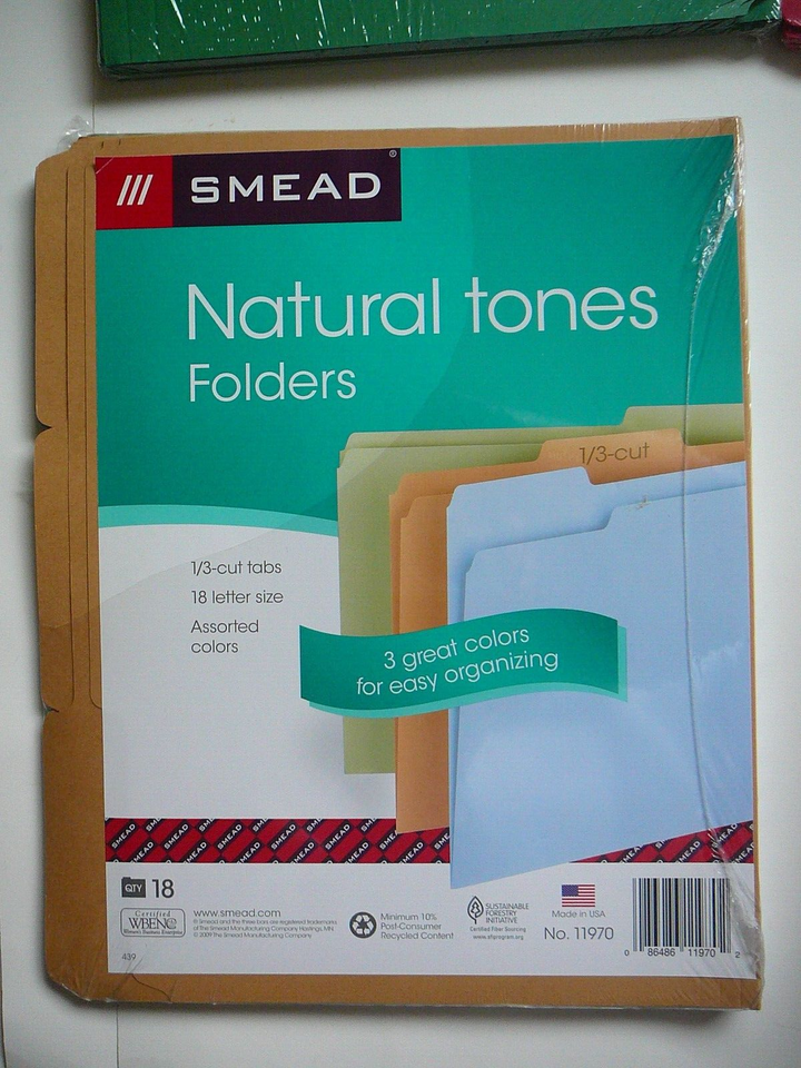 3.5" & 5.25" Expanding File Pocket Folders & Color 3-Tab File Folders ...