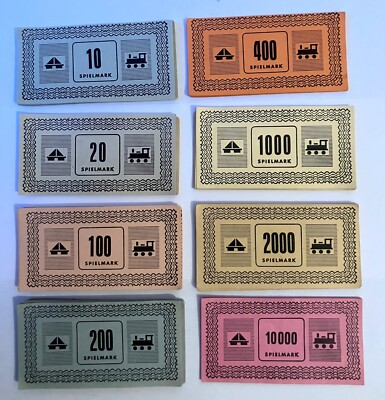 Monopoly Spielmark Geldscheine Silberausgabe | eBay.de
