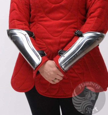 Christmas Medieval Women Bracers Larp Fantasy Steel Armour Arm Bracers ...