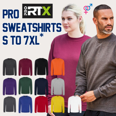 Winter Unisex Sweatshirts Crew Neck Jumpers, Uniform Casual PRO RTX ...