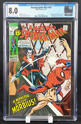 Amazing Spider-Man #101 CGC 8.0 First Appearance of Morbius Marvel ...