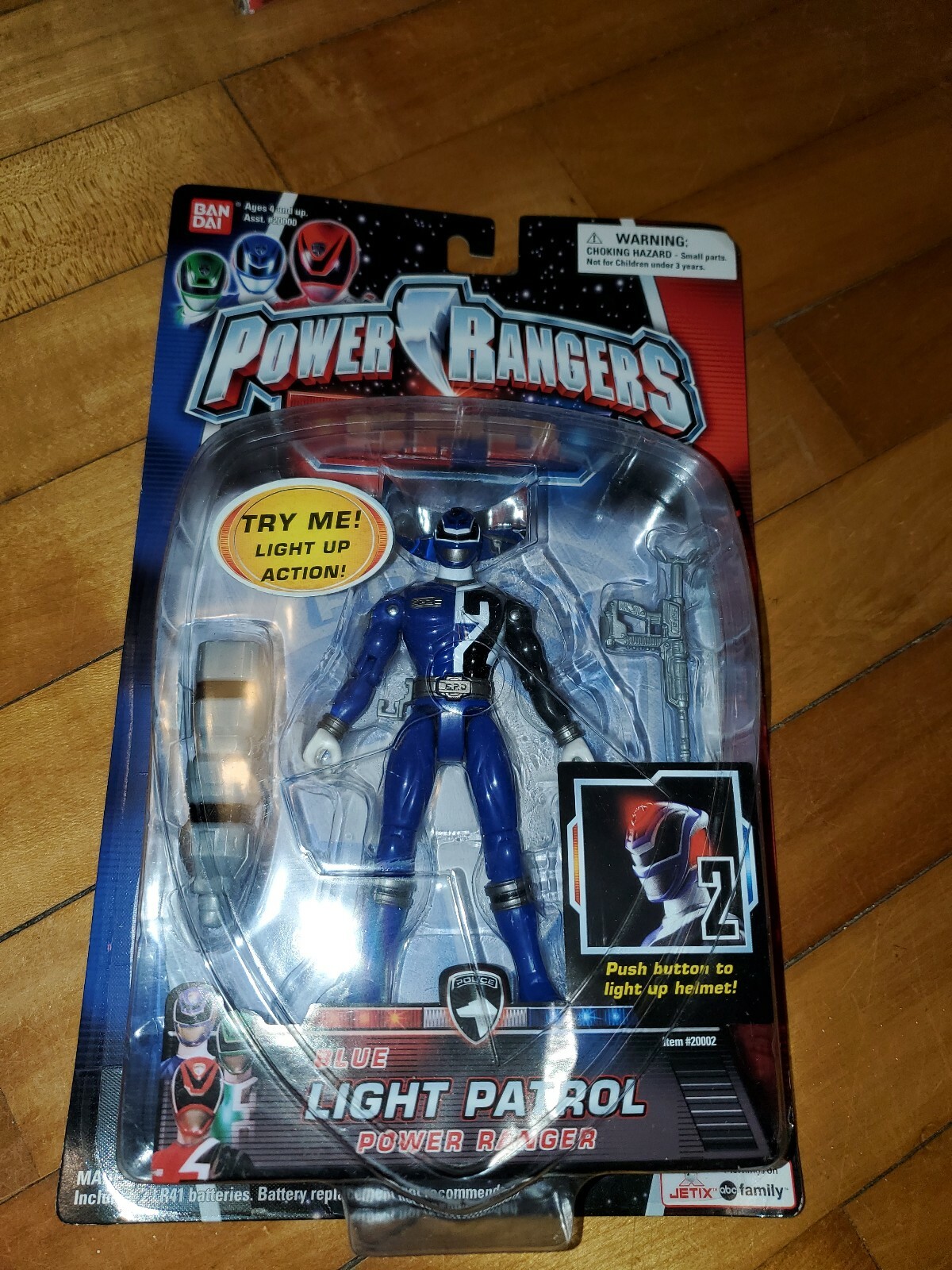 Power Rangers SPD Light Patrol Blue Ranger 5" Figure 2004 Bandai 20002 ...