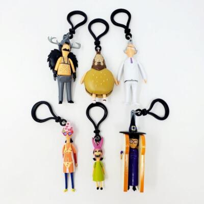Bob's Burgers Chibi In Motion : Series 4 - Complete Set of 6 Danglers ...