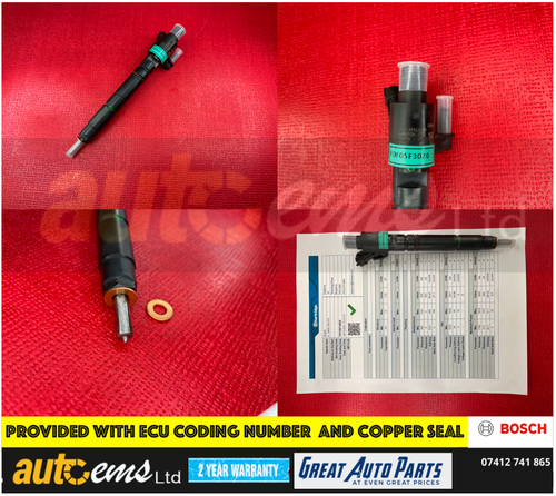 LAND ROVER RANGE ROVER JAGUAR XF 3.0 TD BOSCH INJECTOR 0445116013 9X2Q ...
