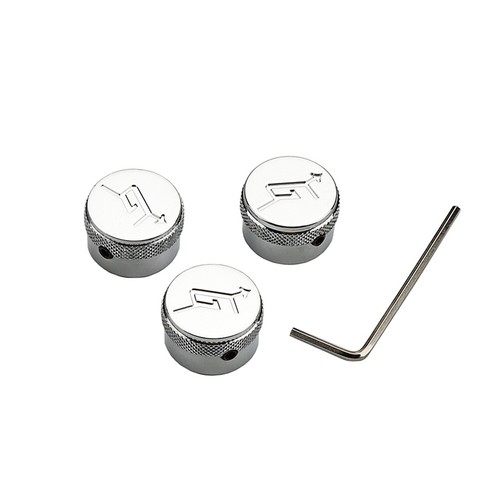3Pcs Metal Volume Knob Electric Guitar Bass Volume Tone Control ...
