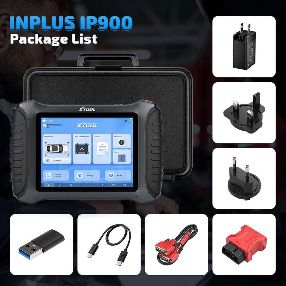 2025 XTOOL IP900 OBD2 Scanner Car Bidirectional Diagnostic Tool FCA 38 ...