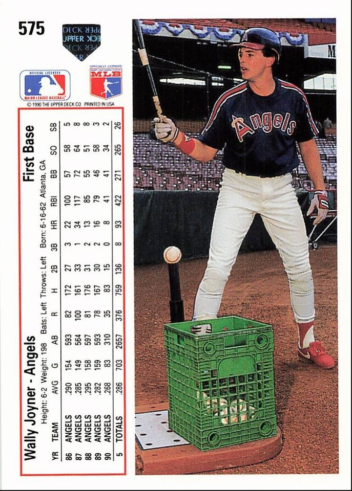 1991 Upper Deck Wally Joyner California Angels #254 | eBay