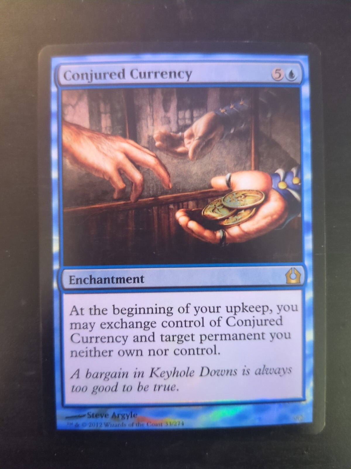 MTG Magic the Gathering Conjured Currency (33/286) Return to Ravnica LP ...