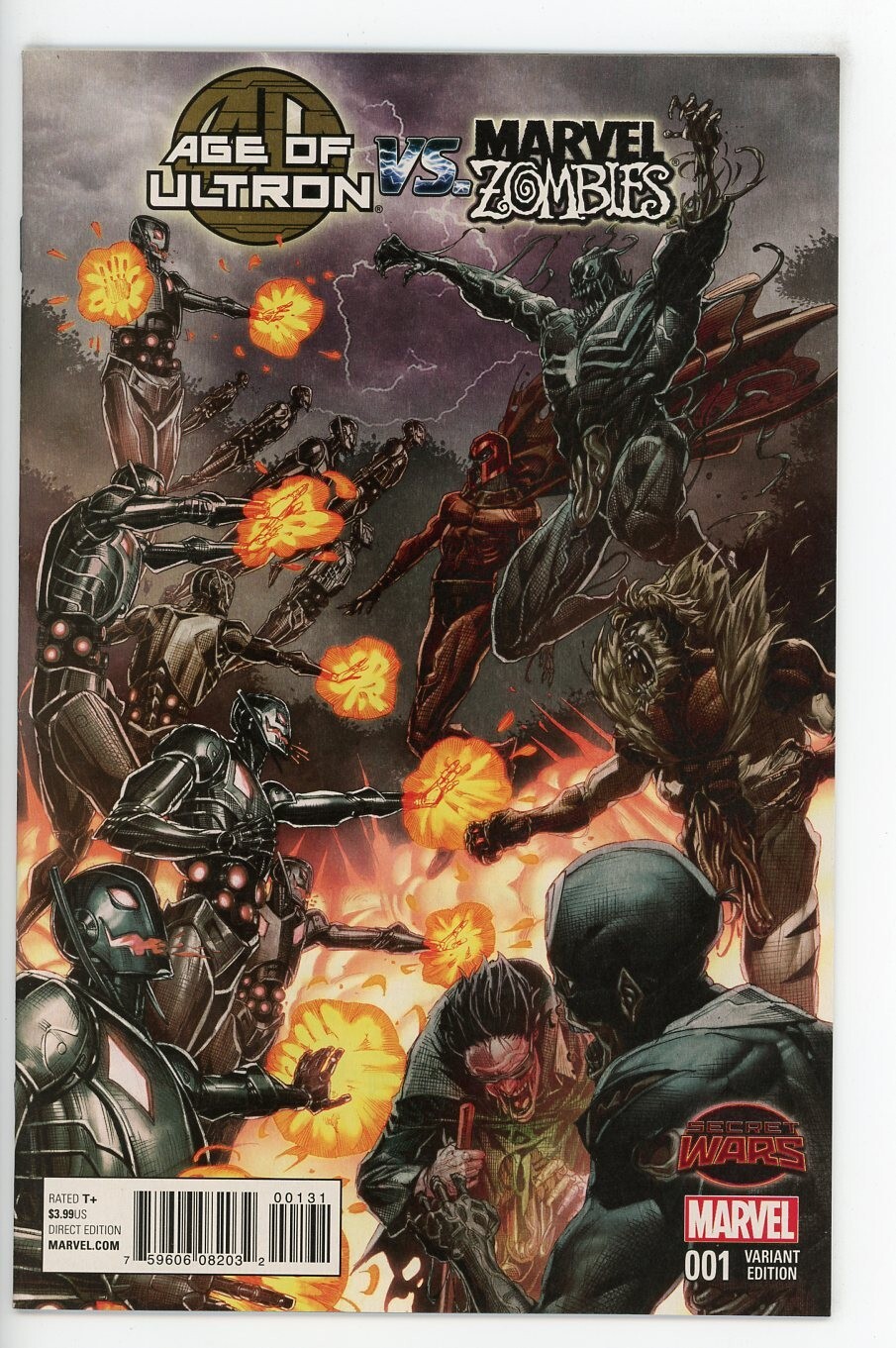 AGE OF ULTRON vs MARVEL ZOMBIES #1 NM 2015 ROCK-HE KIM VARIANT 1:25 b ...