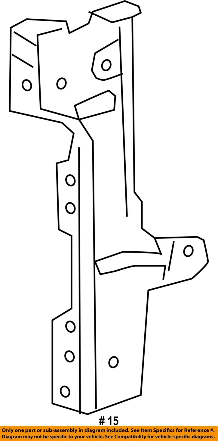 GMC GM OEM Right-H'lamp Bracket 84464089 | eBay