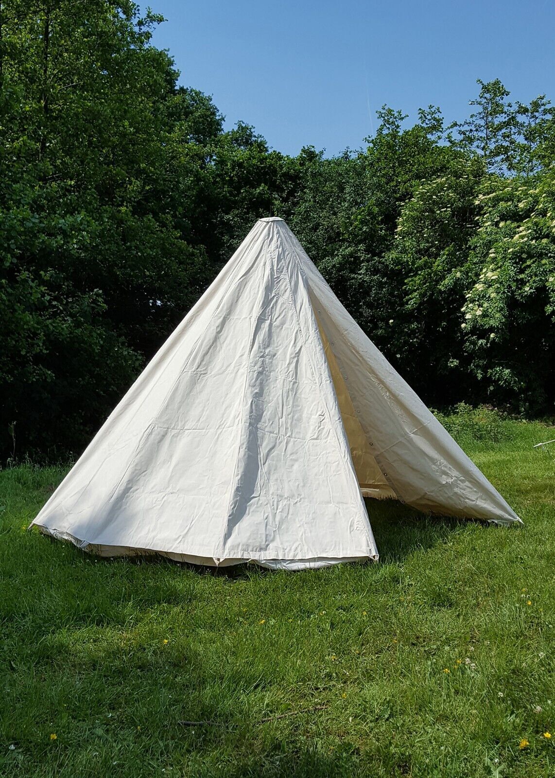 Medieval Conical natural color Water Proof Tent for camping larp ...