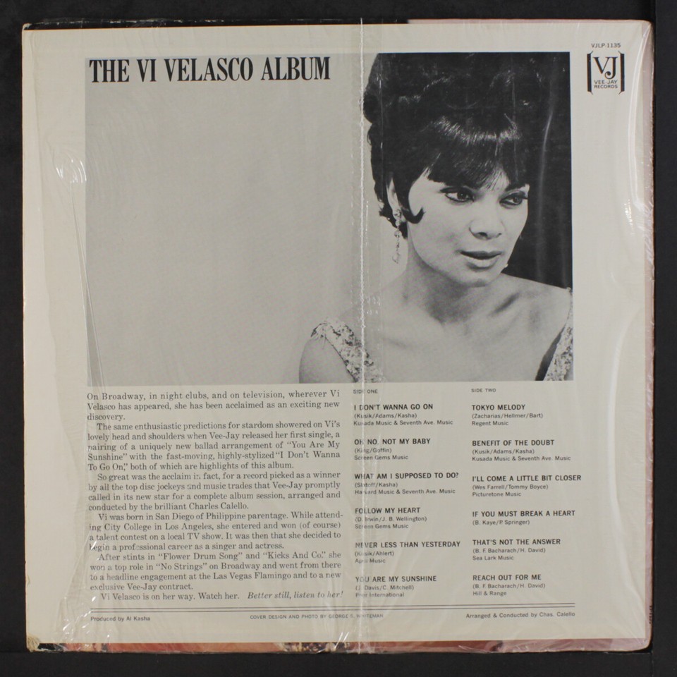 VI VELASCO: the vi velasco album Vee Jay Records 12" LP 33 RPM | eBay