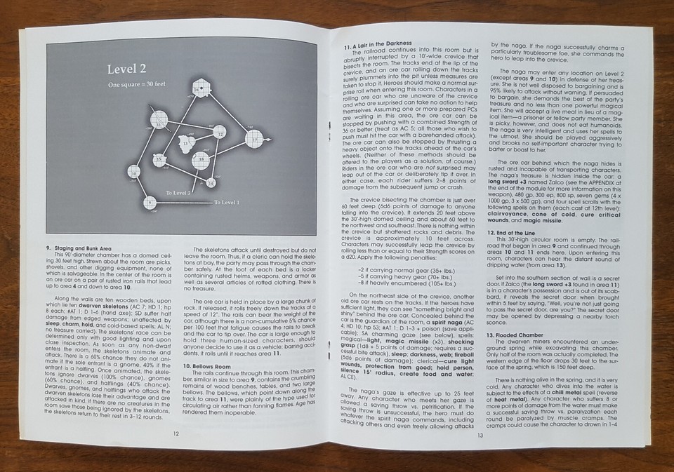 L3 DEEP DWARVEN DELVE MODULE DUNGEONS DRAGONS 25TH ANNIVERSARY TSR ...