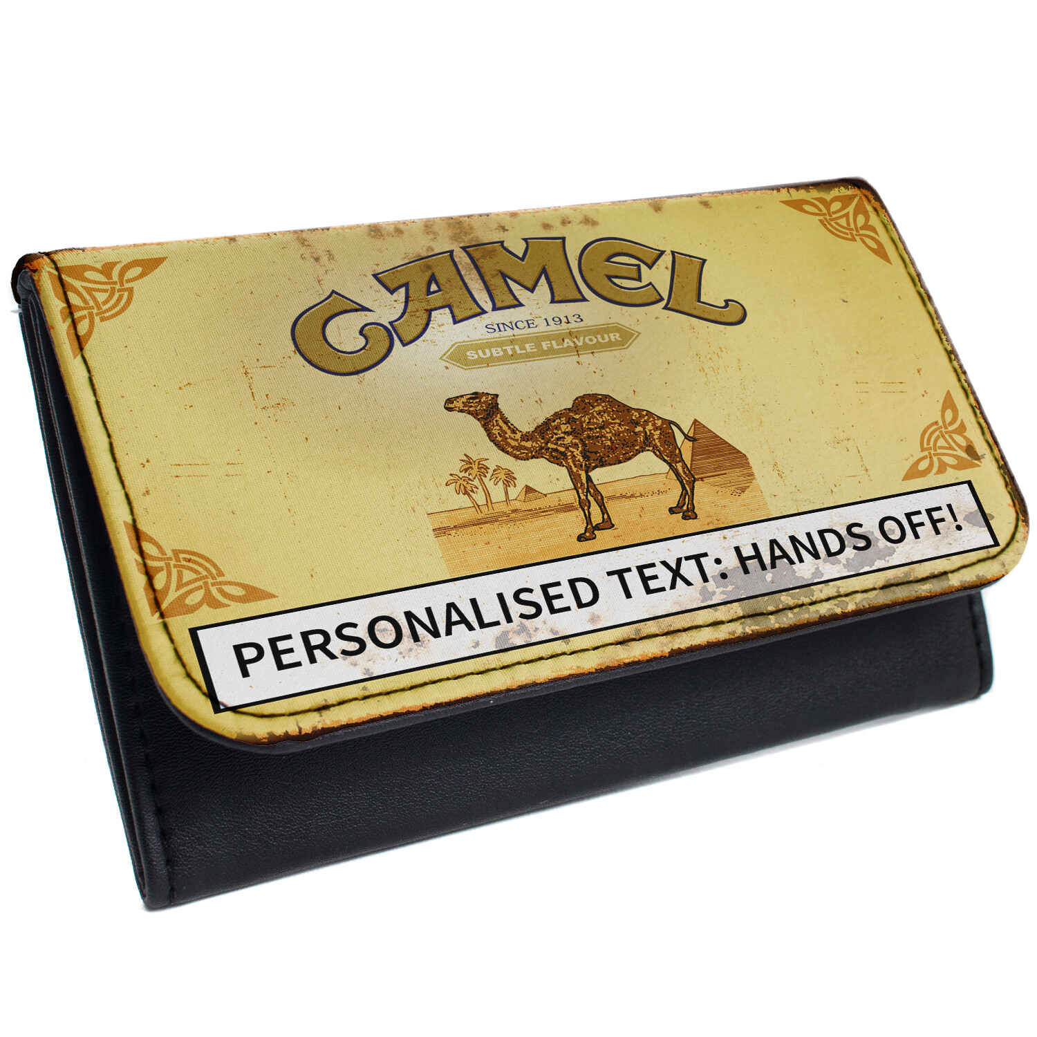 Personalised Tobacco Pouch Vintage Rolling Baccy Retro Smoking ...