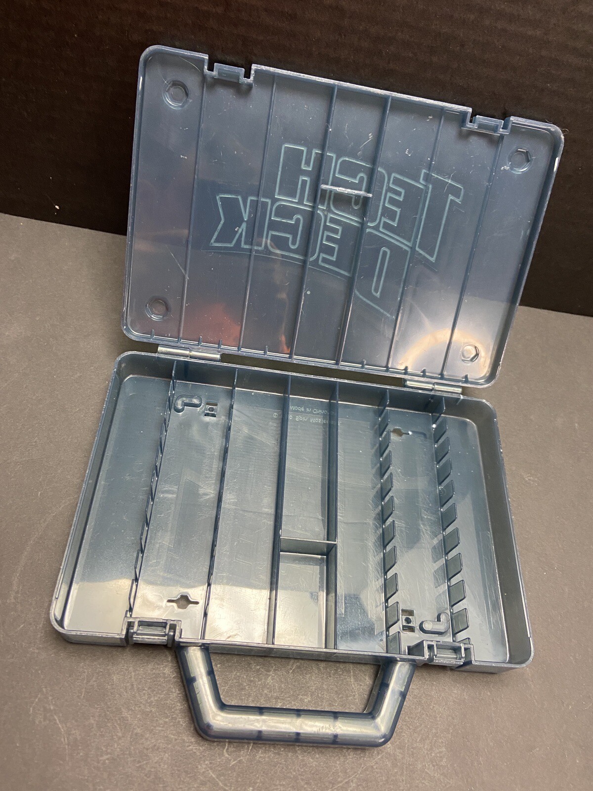 TECH DECK Clear Carrying Case Box - Skateboards Smoke 2010