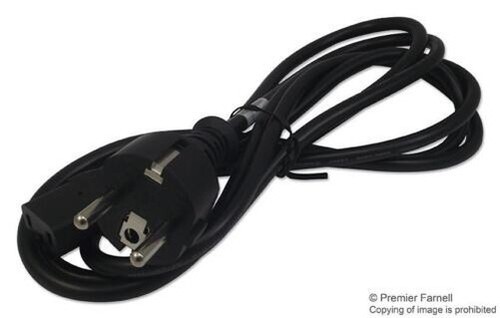Power Cord, Cee 7/7-IEC C13, 8.166FT, Secteur Courant Câble, Qty.1 ...