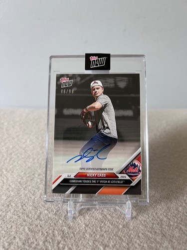 2024 Topps Now Nicky Cass On Card Auto - #/99 - New York Mets | eBay