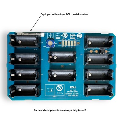 ZOLL Part # 9301-0347 - Battery Board ASSY PCB PWB For ZOLL AED Plus ...