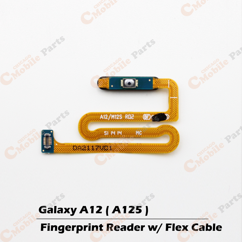 Galaxy A12 Power Button Fingerprint Reader Flex Cable (A125 / SM-A125 ...