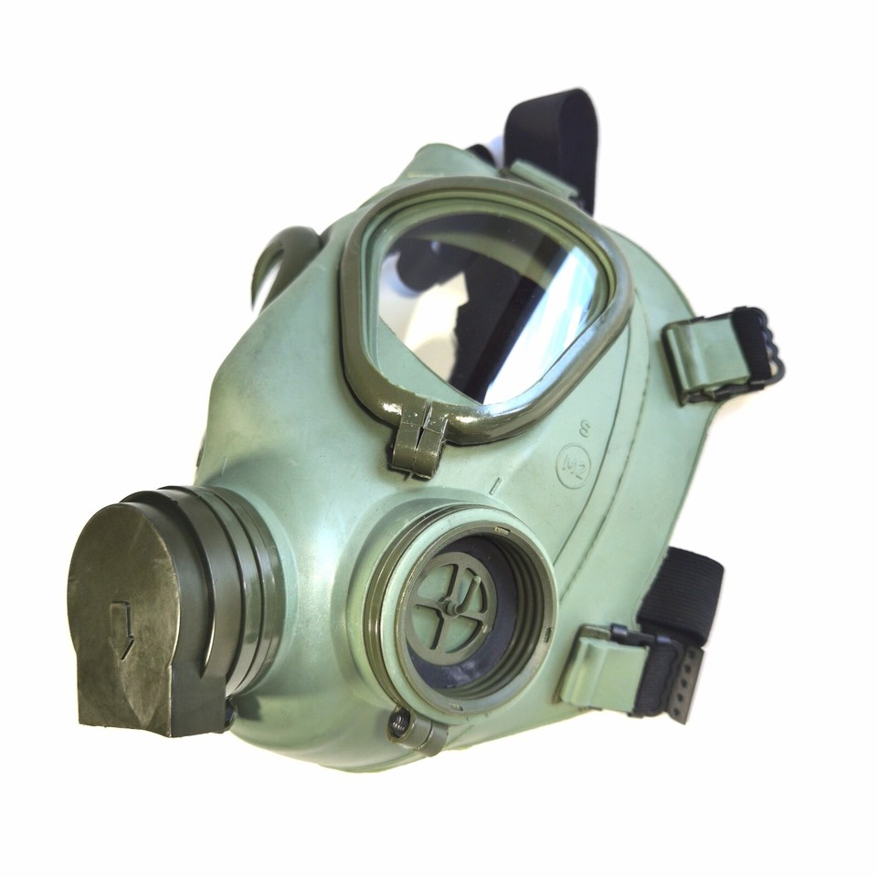 Complete Serbian Military M2 Gas Mask Respirator Protective Complete ...