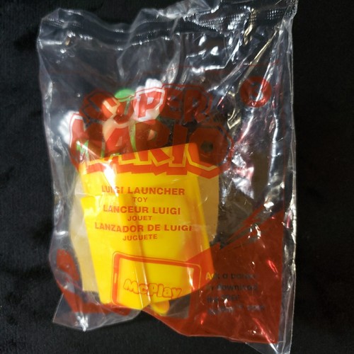 2017 MCDONALDS HAPPY MEAL SUPER MARIO "LUIGI LAUNCHER" #3 BRAND SEALED ...