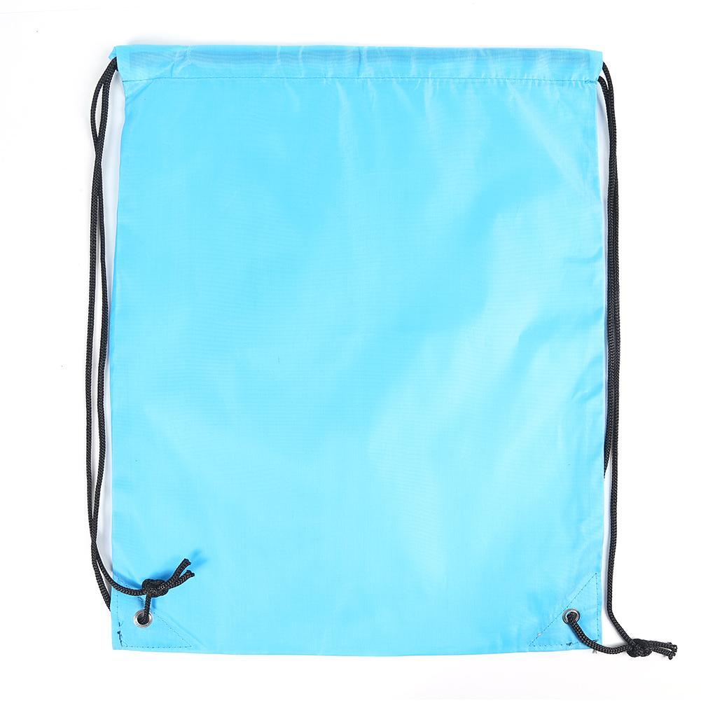 Outdoor Sports Waterproof Drawstring Backpacks Storage Knapsack (Blue ...