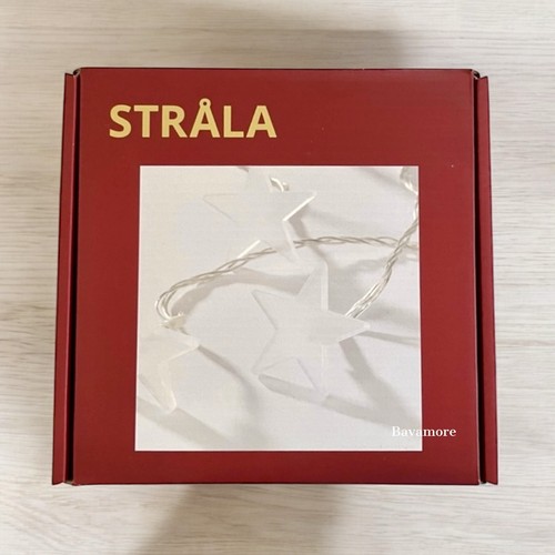 Ikea STRALA LED String Light Curtain with 48 Star Lights White In ...