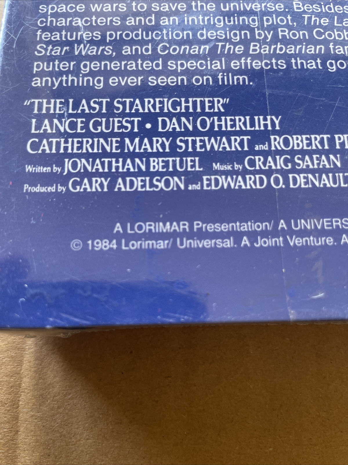 The Last Starfighter VHS, 1984 Tape Factory Sealed NEW MCA Universal ...