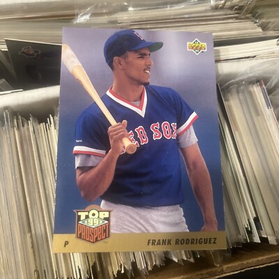 1993 Upper Deck "Top Prospect" FRANK RODRIGUEZ #442 Boston Red Sox Vtg ...