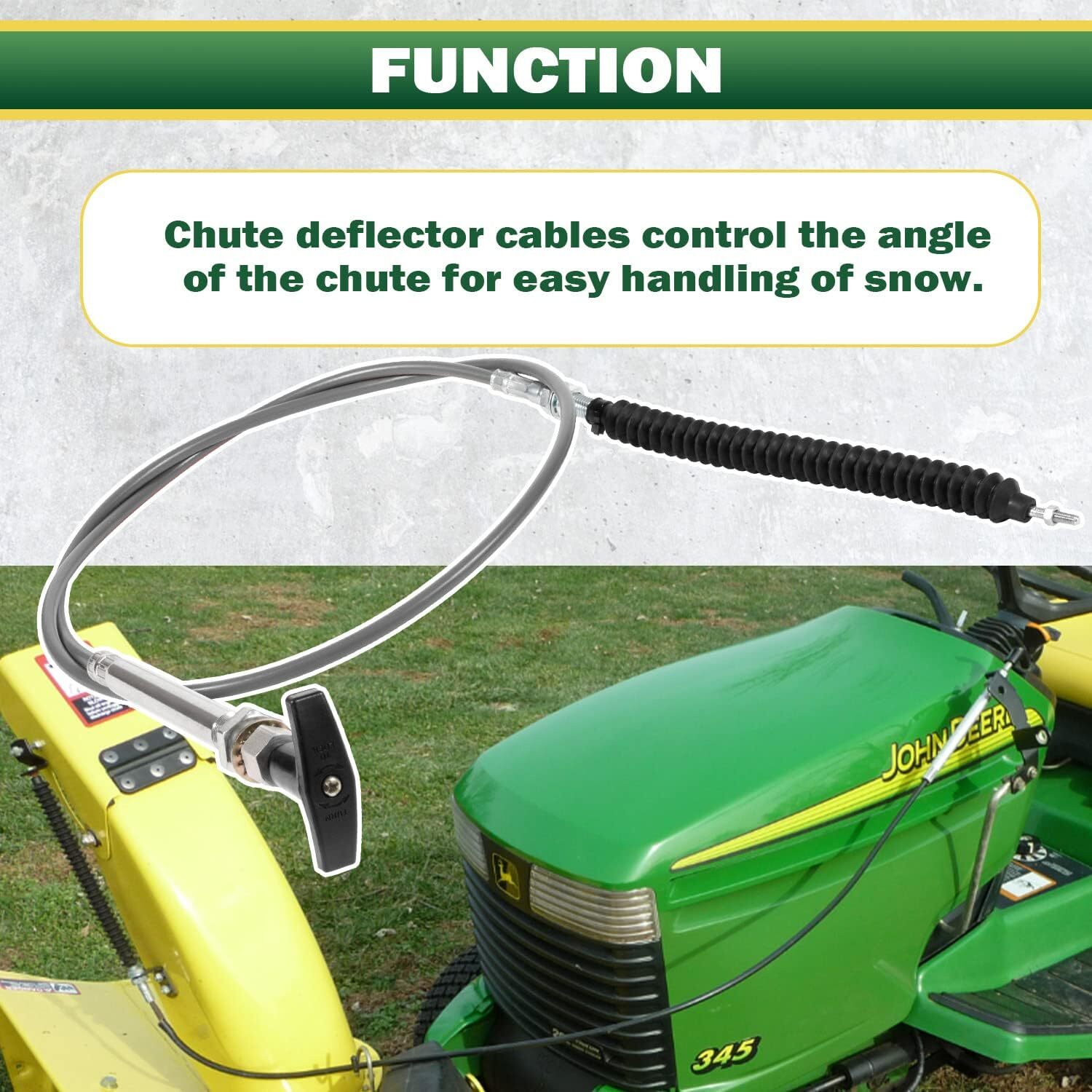 hute Deflector Cable Replaces for AM126215 John Deere Spout Control ...