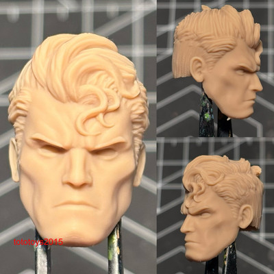 1:6 1:12 1:18 Clark Kent Male Head Sculpt For 12" 6" 3.75" Action ...