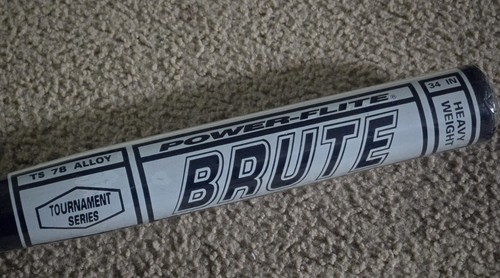 New Sealed Power-Flite Brute Slow Pitch Heavyweight Softball Bat 34" 36 ...