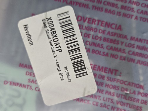 Blue Good Scout Dog Harness XL Sized Dog, Heavy Duty Durable | eBay