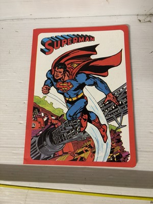 Superman Vintage School Notebook Stationery New!!! | eBay