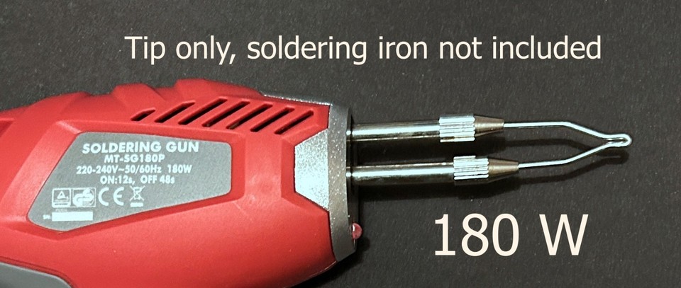 2 x Soldering Gun Tips Universal 2.0 mm. Up to 180 W. | eBay UK