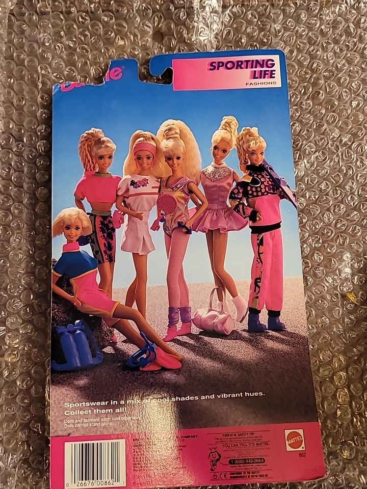 Vintage RARE 1992 Barbie Sporting Life Fashions Gym Workout NEW Fl | eBay