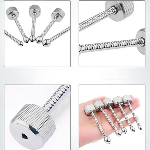 Male Stainless Steel Urethral Dilators Beads Sounding Rod Penis Plug ...
