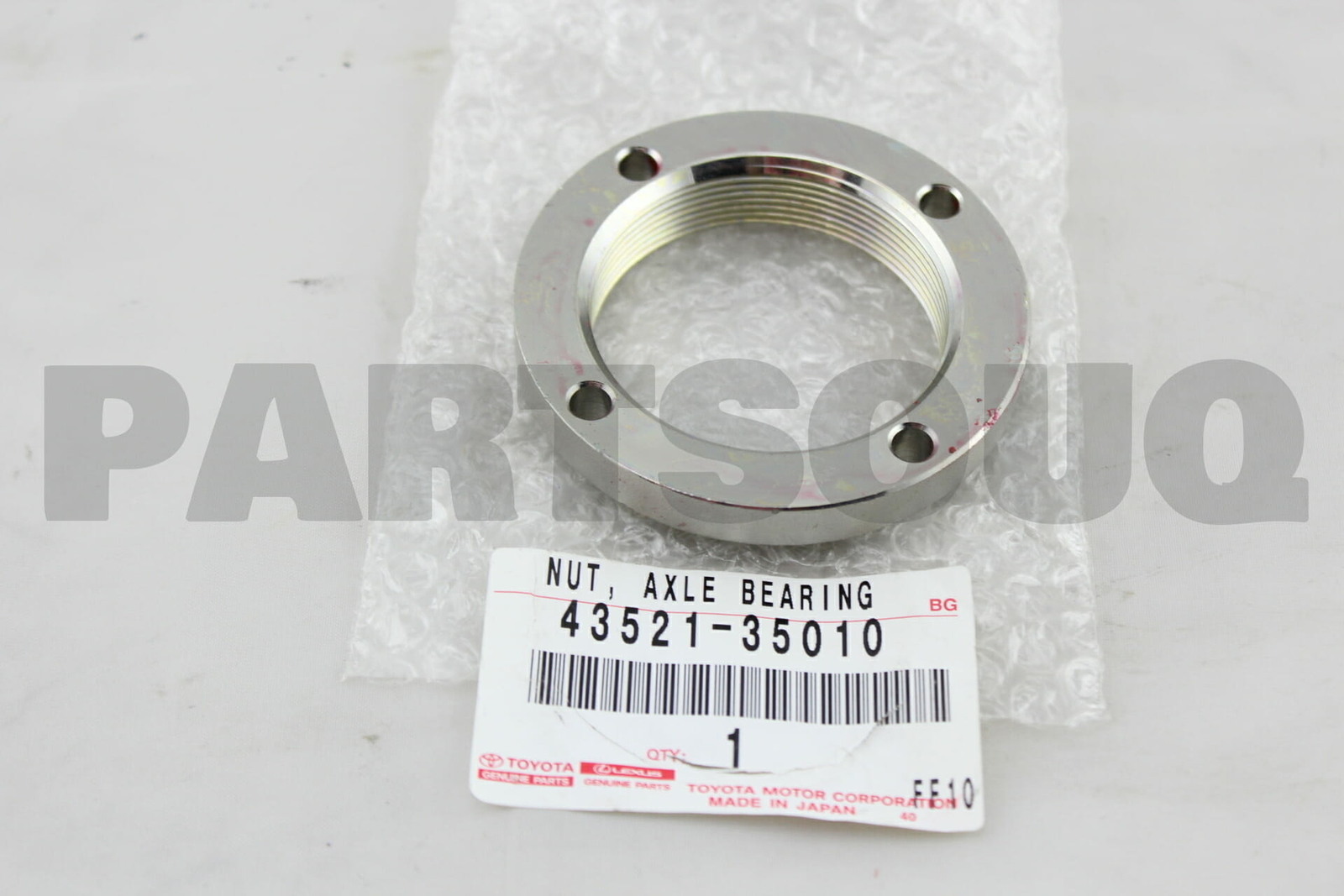 4352135010 Genuine Toyota NUT, FRONT WHEEL ADJUSTING, RH/LH 43521-35010 ...