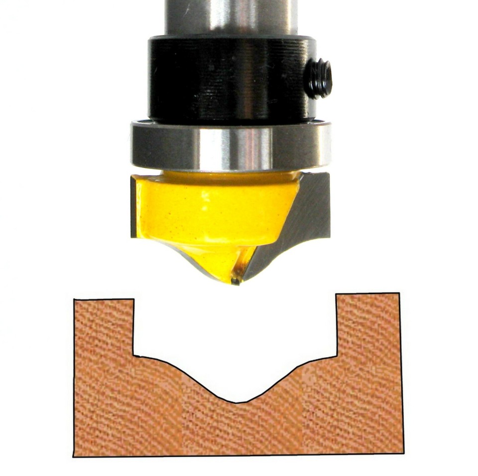 1 pc 1/2" Shank Faux Plunge Roman Ogee raised panel Router Bit sct-888 ...