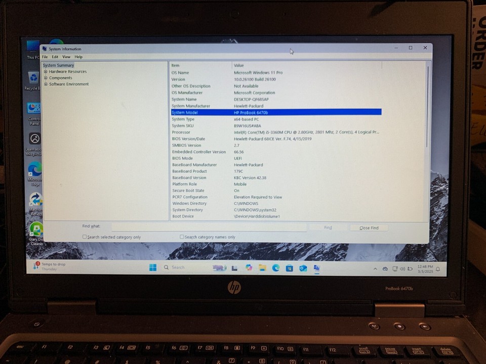 HP ProBook 6470b i5-3360m, 8 GB - 128 GB SSD Windows 11 Pro | eBay