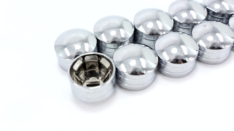 60pcs Chrome Engine Topper Bolt Cover Caps For Harley Twin Cam Road ...